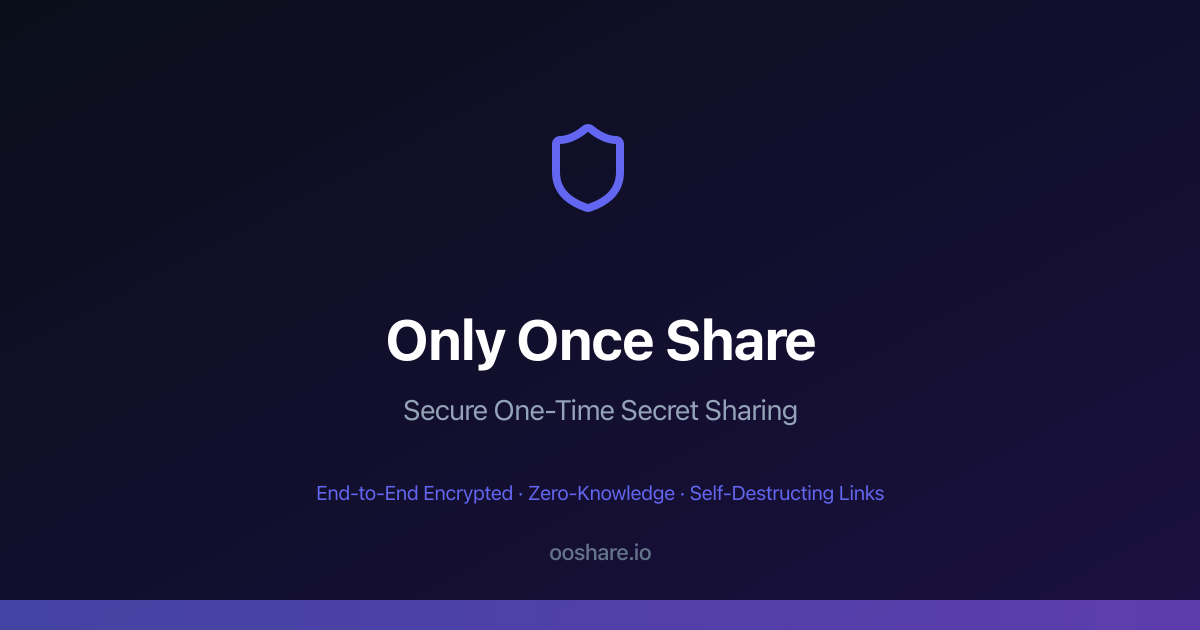 5 Best Free One-Time Secret Sharing Tools in 2025 | Only Once Share Blog